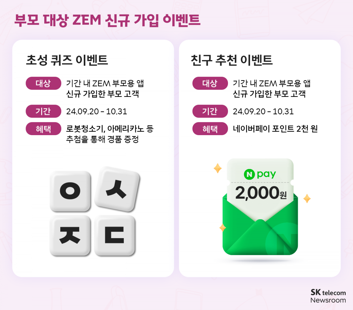 이젠 아이폰에서도 사용할 수 있는 ZEM(잼) 업데이트 총정리zip - SK텔레콤 뉴스룸